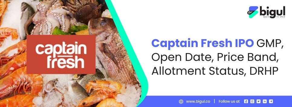 Captain Fresh IPO GMP, Open Date, Price Band, Allotment Status, DRHP