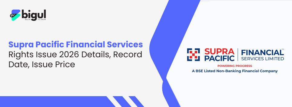 Supra Pacific Financial Services Rights Issue 2026 Details, Record Date
