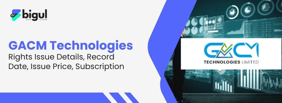 GACM Technologies Rights Issue 2025 Details, Record Date, Issue Price