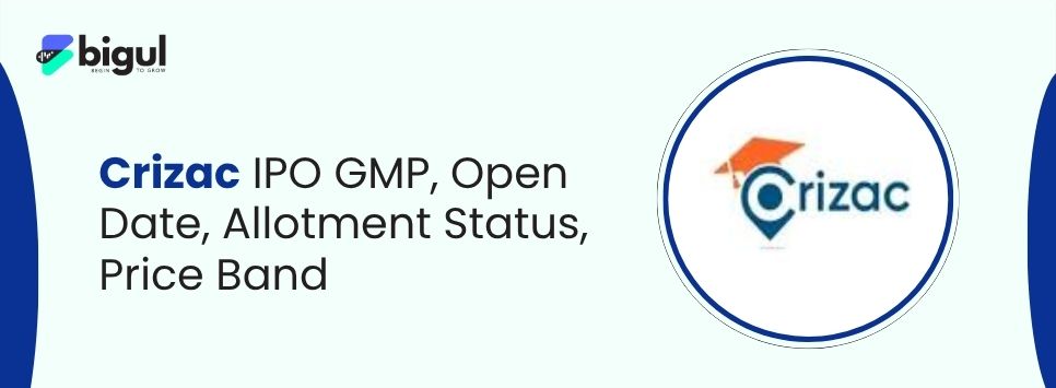 Crizac IPO GMP, Open Date, Allotment Status, Price Band